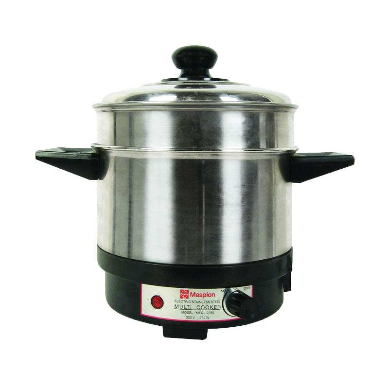 Promo Maspion MEC 2750 Multi Elektrik Cooker - Silver Bold Diskon 11% ...