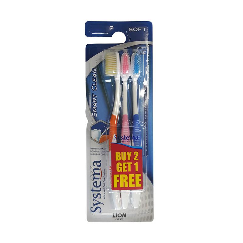 Jual Systema Smart Clean Sikat Gigi Soft [3 pcs] di Seller DEYA_MART ...