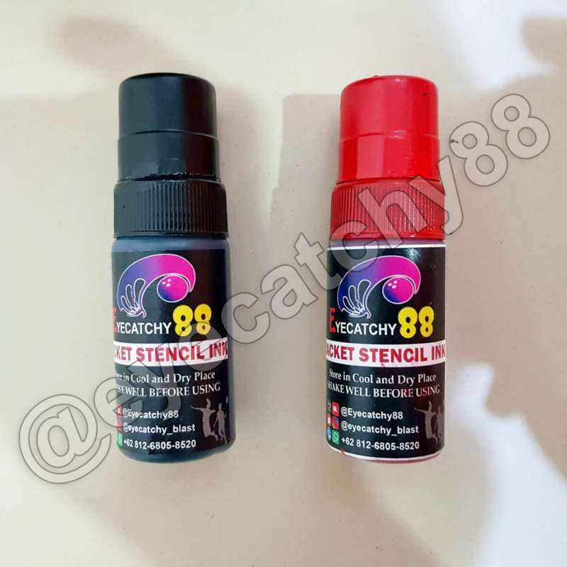 Jual Badminton Stencil Ink/ Tinta Raket/ Tinta Logo Raket/ Logo Ink ...