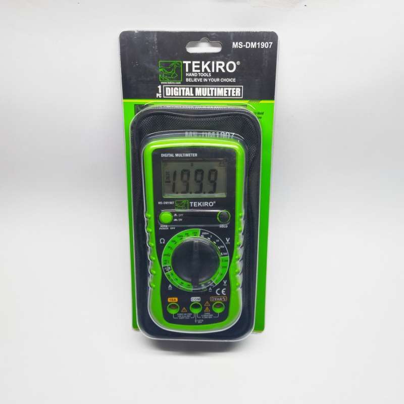Jual Tekiro Multimeter/Multi tester Digital MS-DM1907 - Multicolor di ...