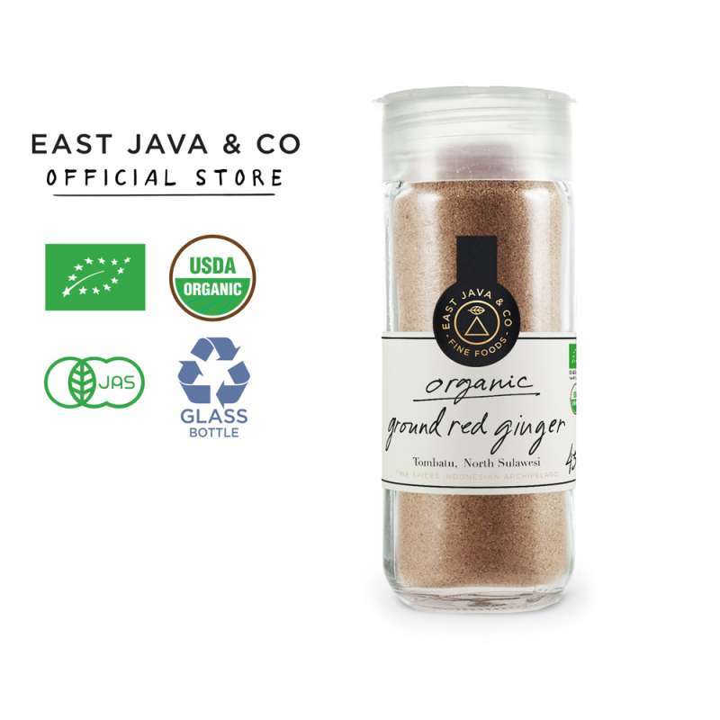Jual East Java & Co Organic Ground Red Ginger - 45g (Jahe Merah Organik ...