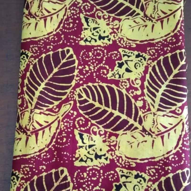Jual Sanggar Batik De Simpor Kain Batik Semi Tulis Daun Simpor di ...