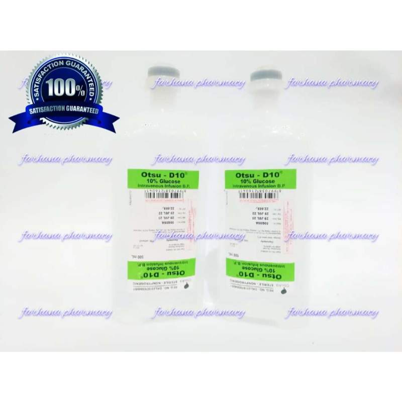 Jual Jual Promo Dextrose Infus D10 500 ml - Glucose 10% 500 ml di Seller Farhana Pharmacy ...