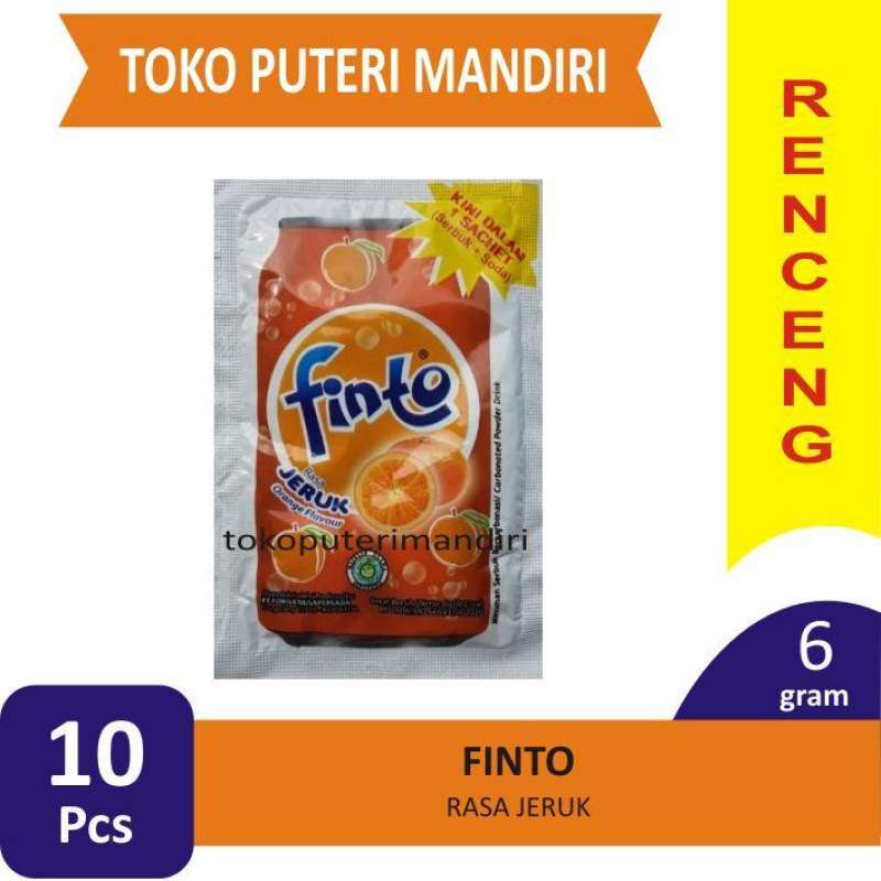 Jual Finto Rasa Jeruk Renceng Isi 10 Pcs Di Seller Toko Puteri Mandiri ...