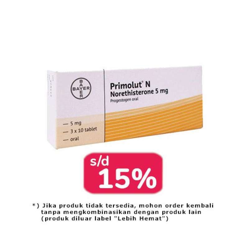 Jual Primolut N 5 Mg 30 Tablet di Seller Halodoc Official Store ...