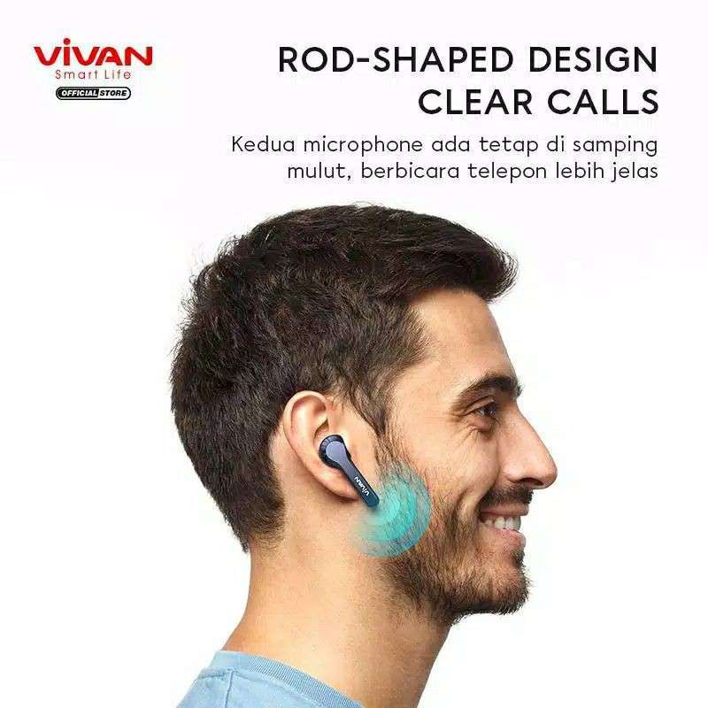 Jual Vivan Liberty T200 Tws Bluetooth Headset Earphones Di Seller Jaya ...