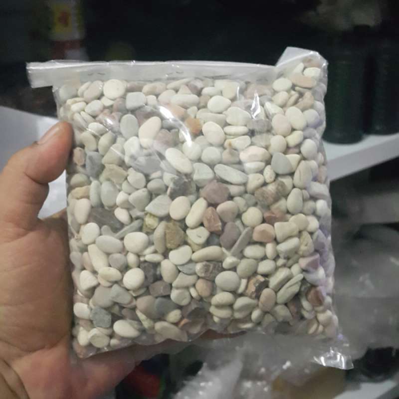 Promo batu tanaman hias 1 Kg/batu panca warna / batu kerikil / tanaman ...