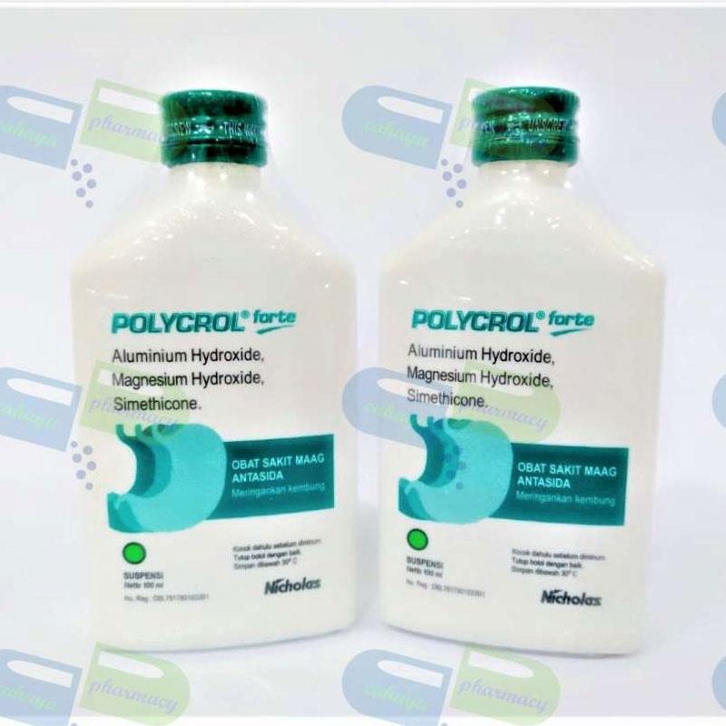 Jual Jual Polycrol Forte Syrup 100 ml - patennya polysilane - obat maag ...
