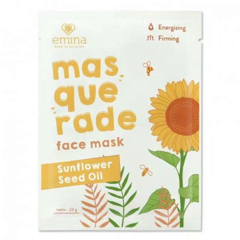 Jual Emina Masquerade Face Mask Sunflower Seed Oil di Seller Kios ...
