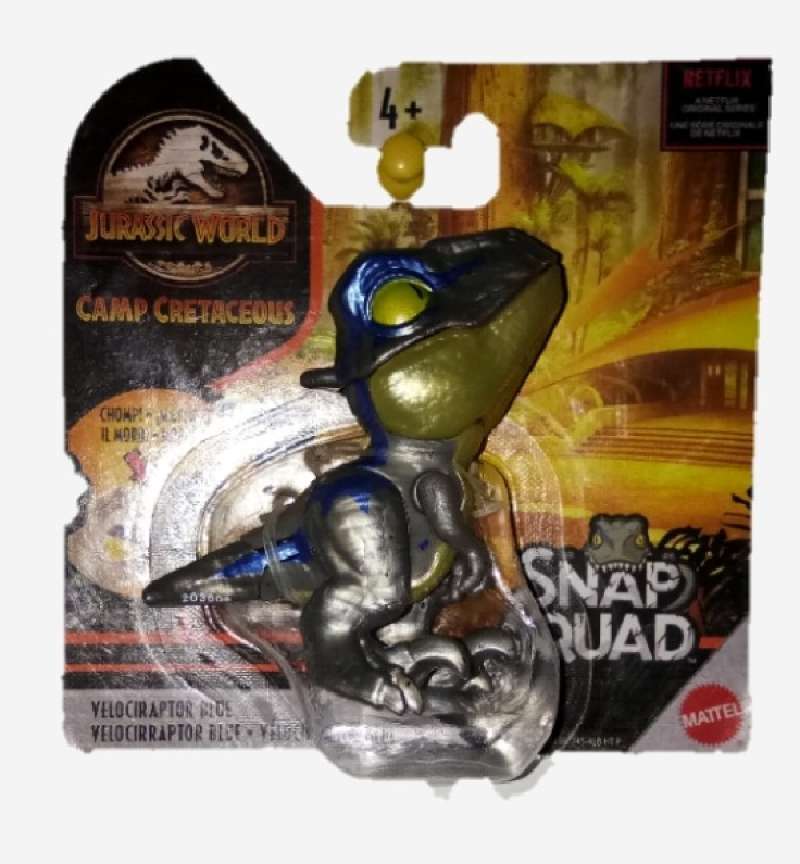 Jual snap squad wave 7 velociraptor blue jurassic world di Seller ...