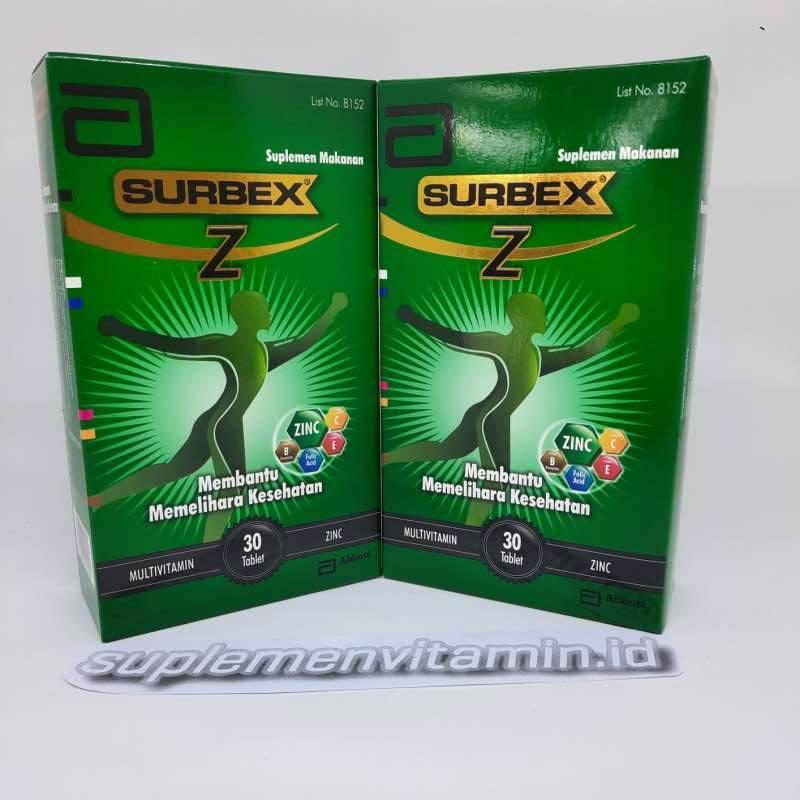 Jual Surbex Z Multivitamin 30 Tablet Suplemen Memelihara Stamina Di ...