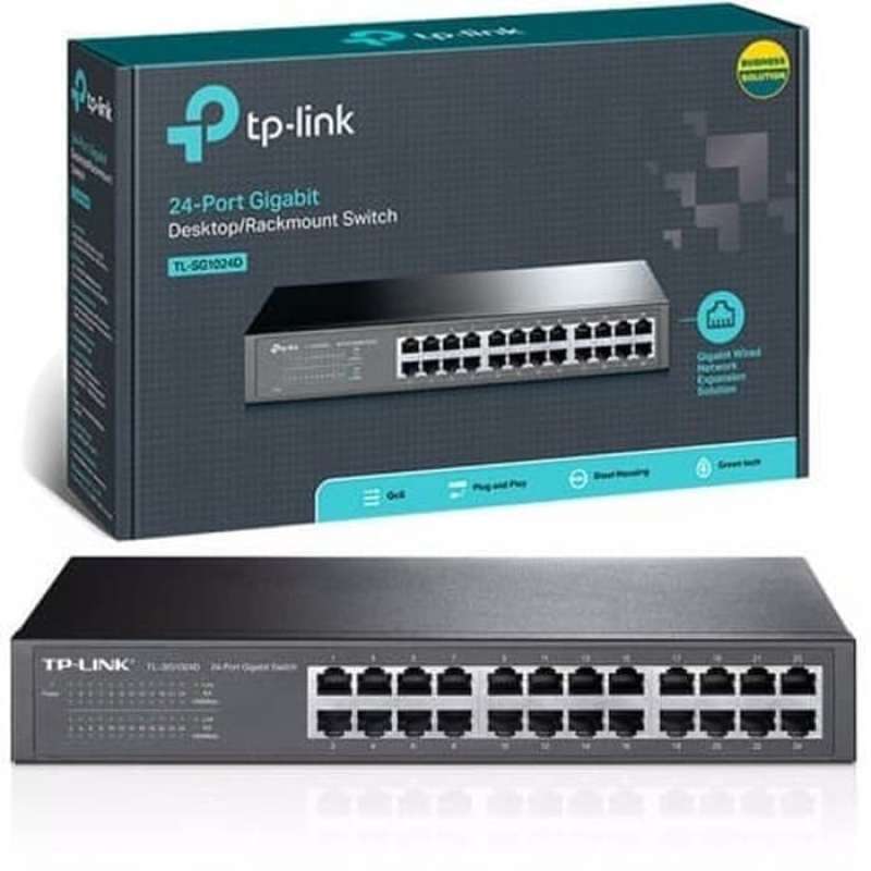 Jual TPLink TL-SG1016D 16-Port Desktop/Rackmount Gigabit Switch - TL ...
