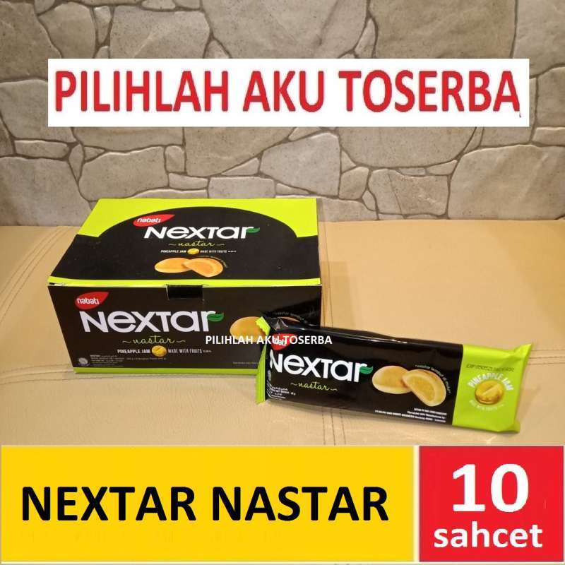 Promo Biskuit Nabati NEXTAR NASTAR Nanas - isi 10 sachet (HARGA 1 BOX ...