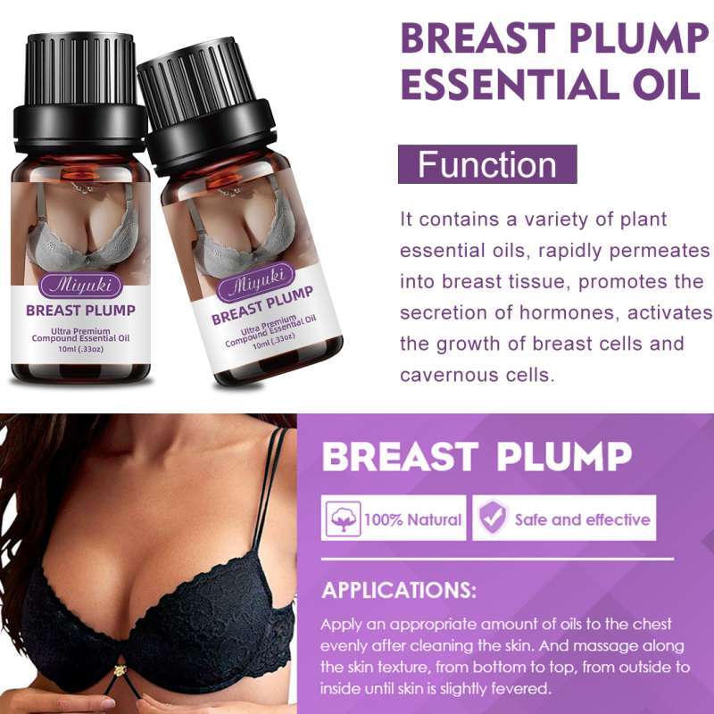 Jual Miyuki Breast Plump100% Plant Extract Compound Essential Oil Di ...