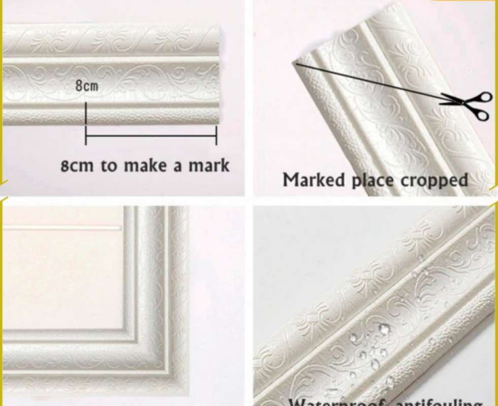 Jual Wall Border List Wallpaper Wallborder Foam 3D Elegan Walpaper List ...