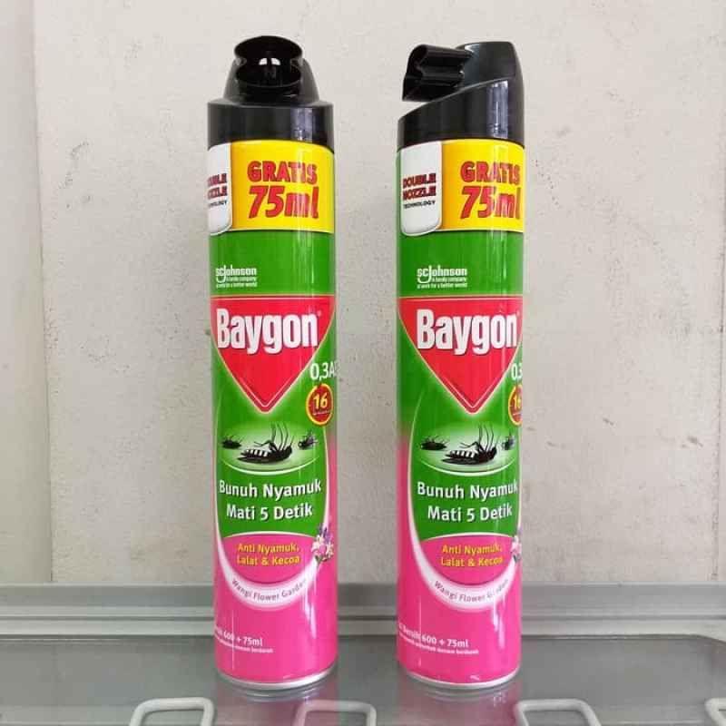 Promo Baygon Aerosol [600 ML] - PINK Diskon 10% di Seller Willy mart ...