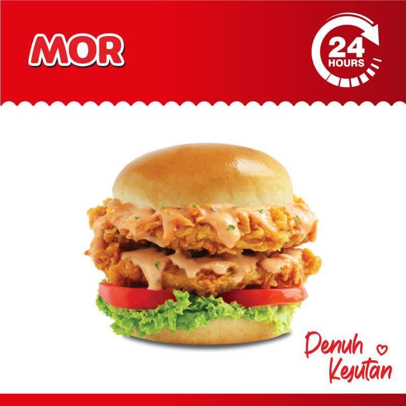 Jual CHICKEN BURGER DOUBLE PATTY di Seller MOR Mart - Poris Gaga, Kota ...