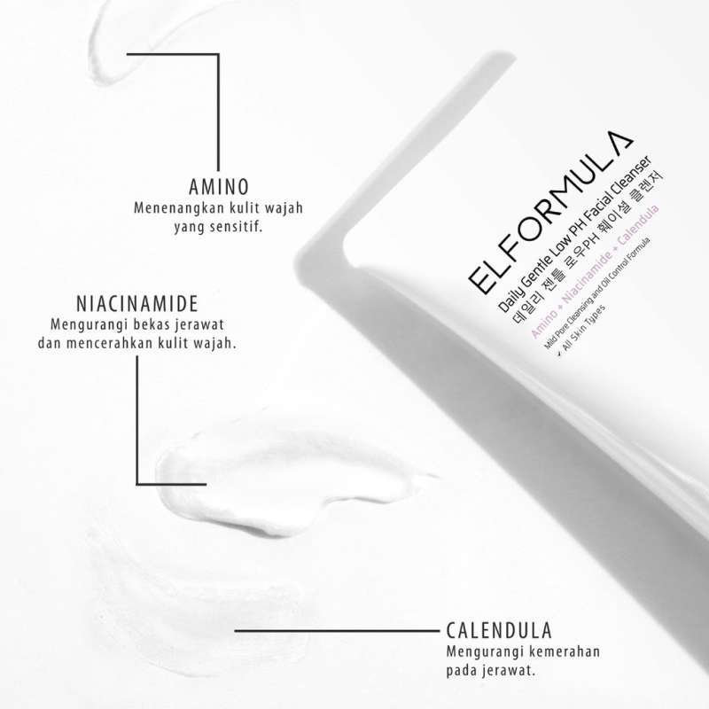 Jual Elformula Daily Gentle Low Ph Facial Cleanser [100 G] Di Seller ...