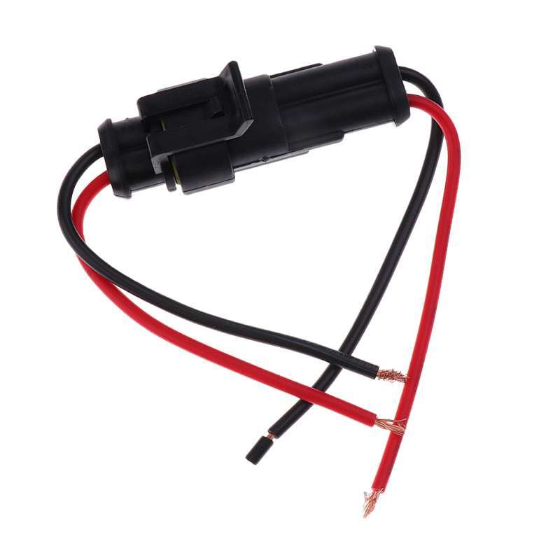 Promo Easy Installation 2 Pin Wire Connector Plug Male Female Harness ...