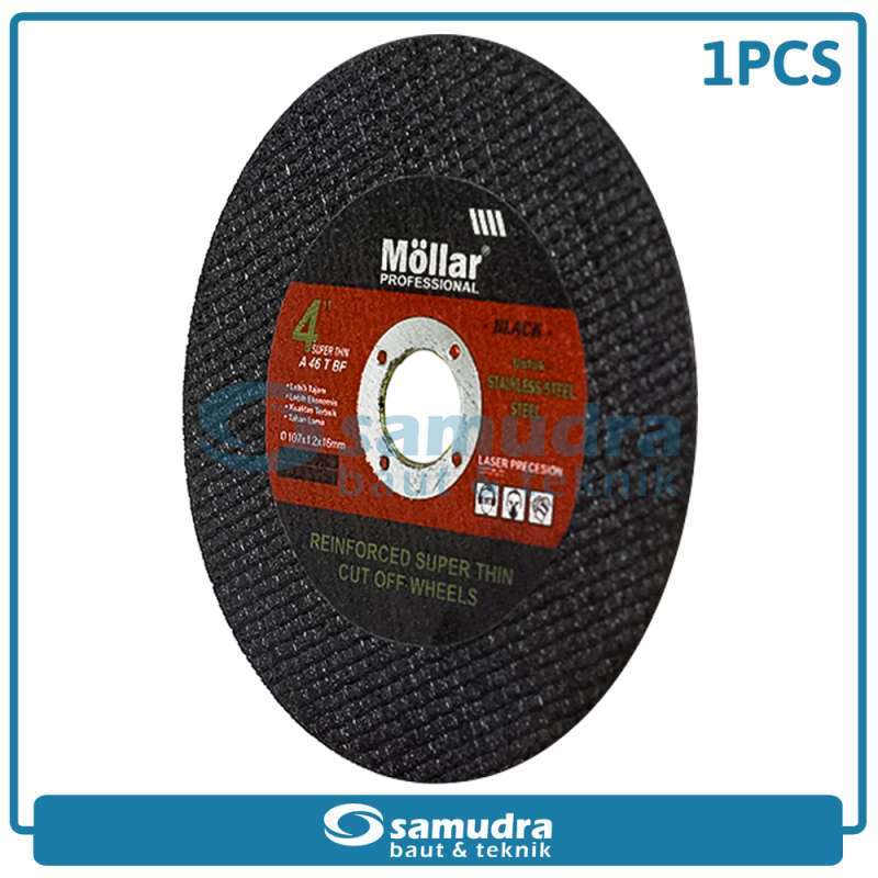 Promo MOLLAR 4x1 Batu Gerinda Mata Potong Besi Stainless Steel Cutting ...