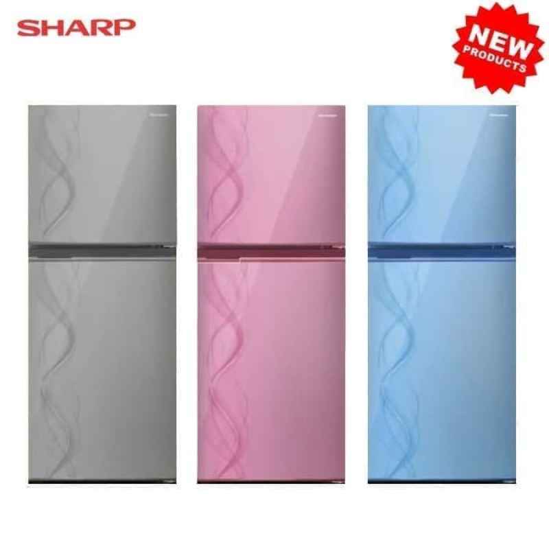 Promo Kulkas Sharp 2 Pintu Aurora Sj-237nd 205 Liter Ap Pink /ab Biru ...