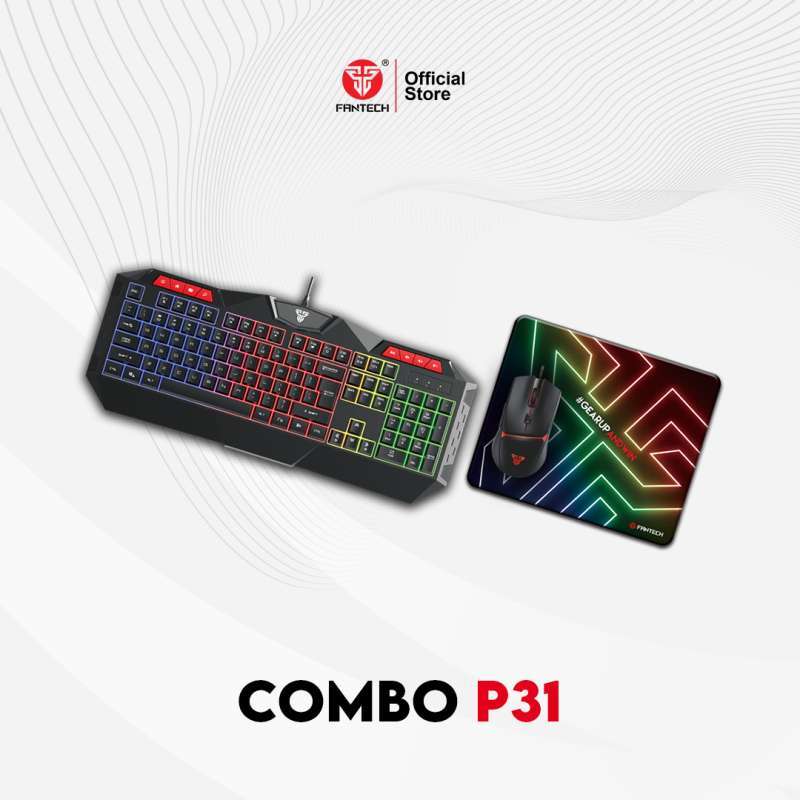 Promo Fantech 3 in 1 Combo P31 Gaming Keyboard Mouse Mousepad Diskon 56 ...