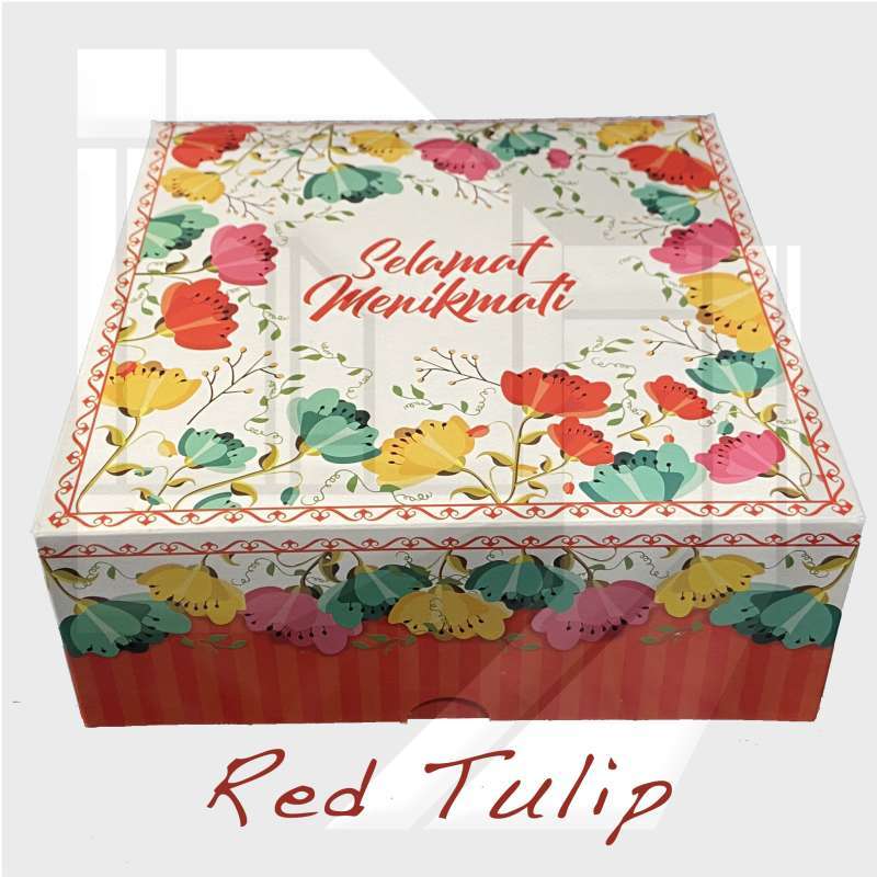 Jual Dus Nasi Dus Snack 20x20x7.5cm Isi 10 Pcs - Red Tulip Di Seller ...