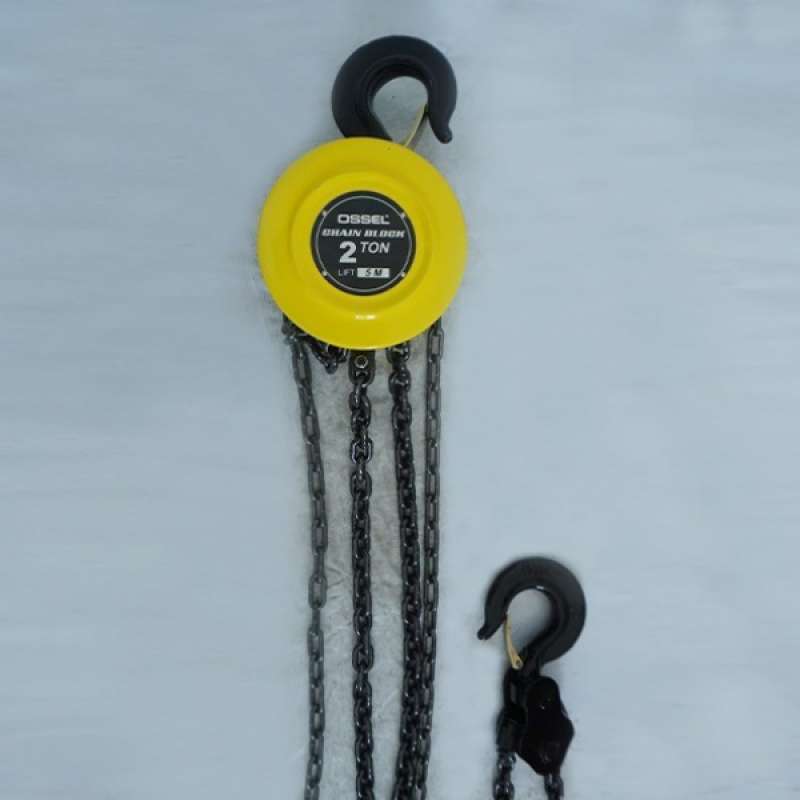 Promo Chain Block 2 Ton X 5 Meter Takel 2 Ton X 5 Meter Katrol Ossel Diskon 5% Di Seller ...