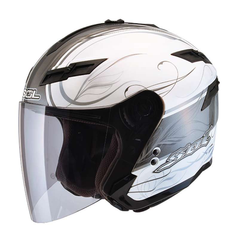 Jual Helmet Motor Cross OPEN FACE SO-1 POPULAR Include Backup ...