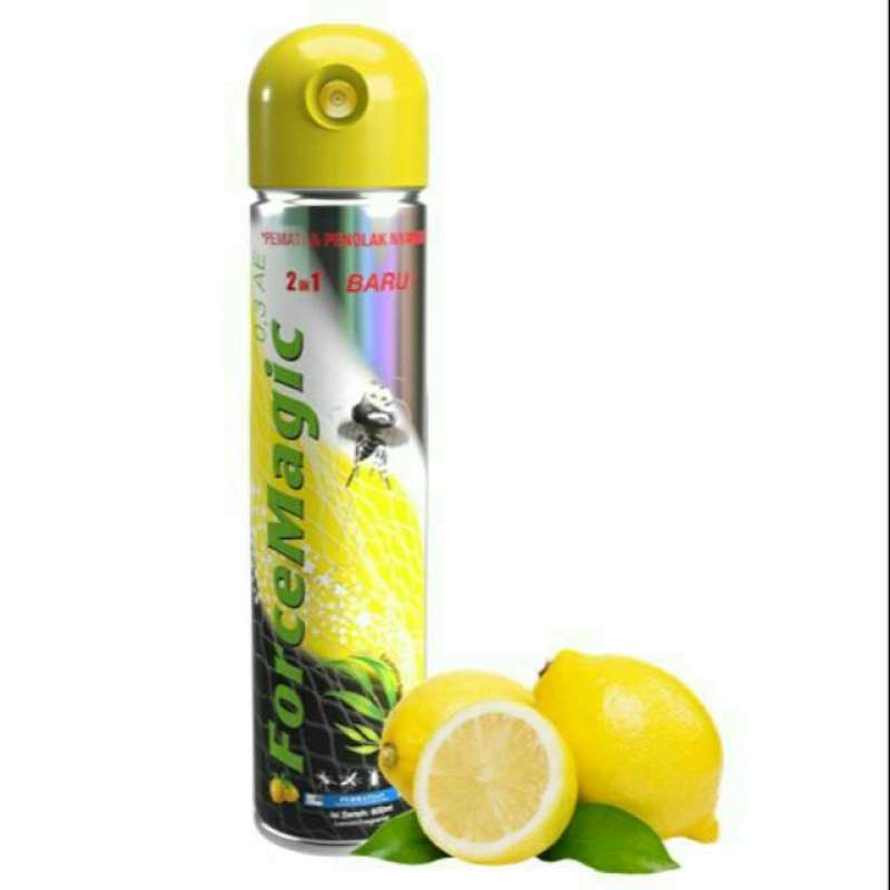 Jual Force Magic 2 In 1 Lemon Obat Anti Nyamuk [600ml] Di Seller ...
