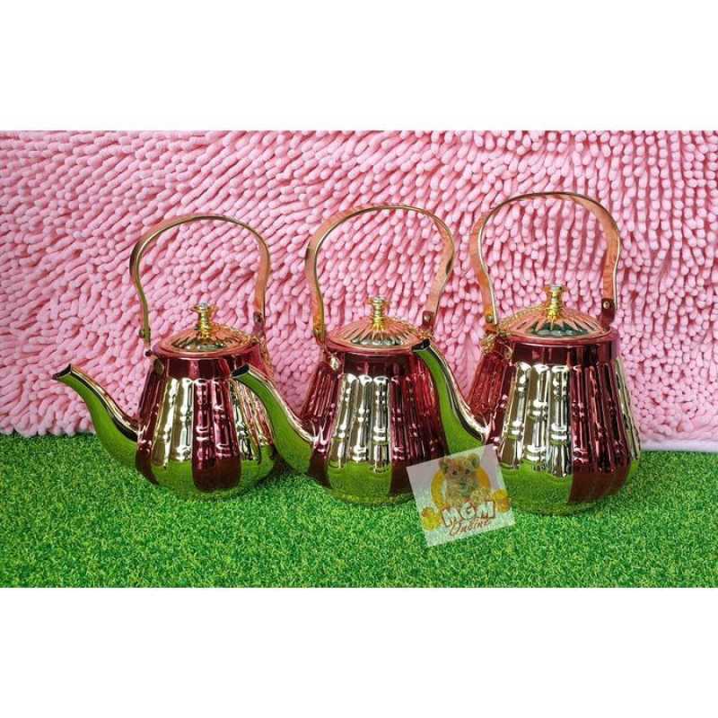 Jual SET3 Teko emas stainless DIAMOND teko arab zam zam TEBAL PREMIUM ...