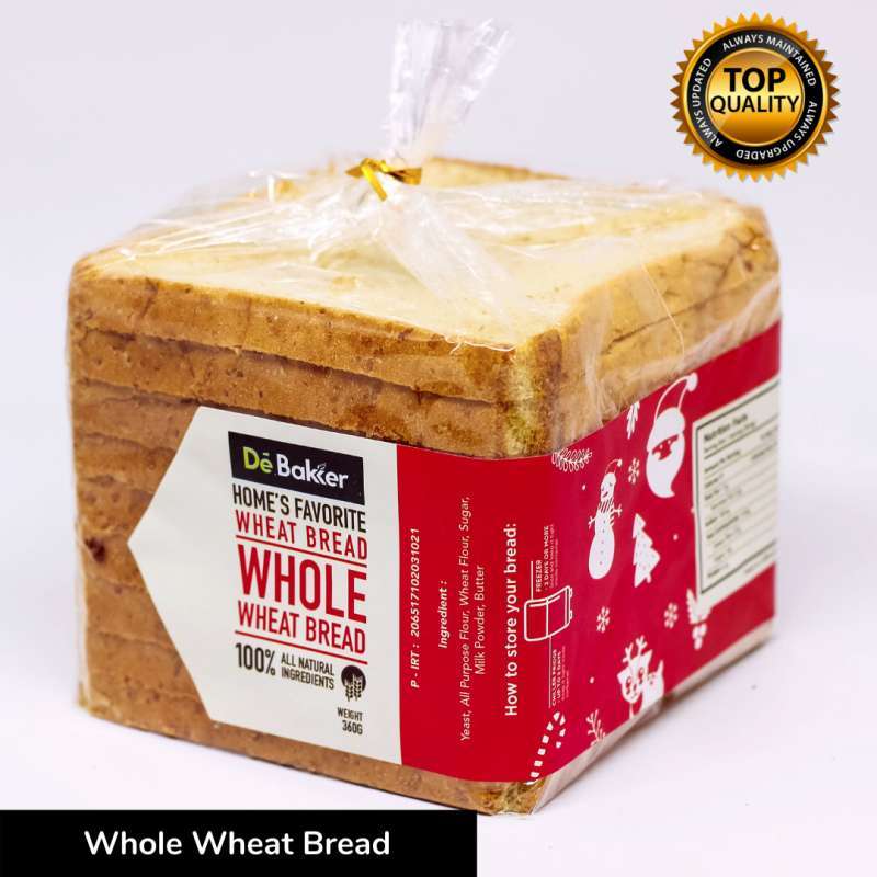 Jual De Bakker Whole Wheat Sandwich Bread Roti Di Seller De Bakker ...