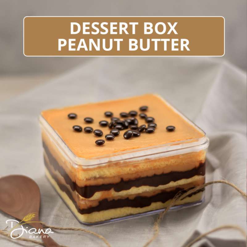 Jual Diana Bakery Dessert Box Peanut Butter - Kue Kacang - Cake Peanut ...