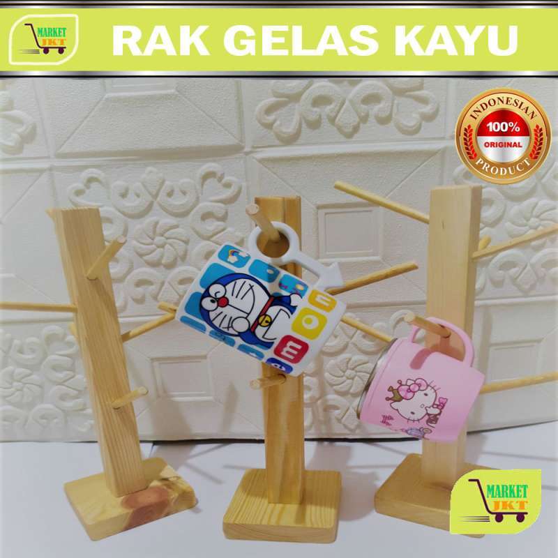 Jual Rak Gelas Gantung Kayu Original Murah - Harga Diskon Juni 2024 ...