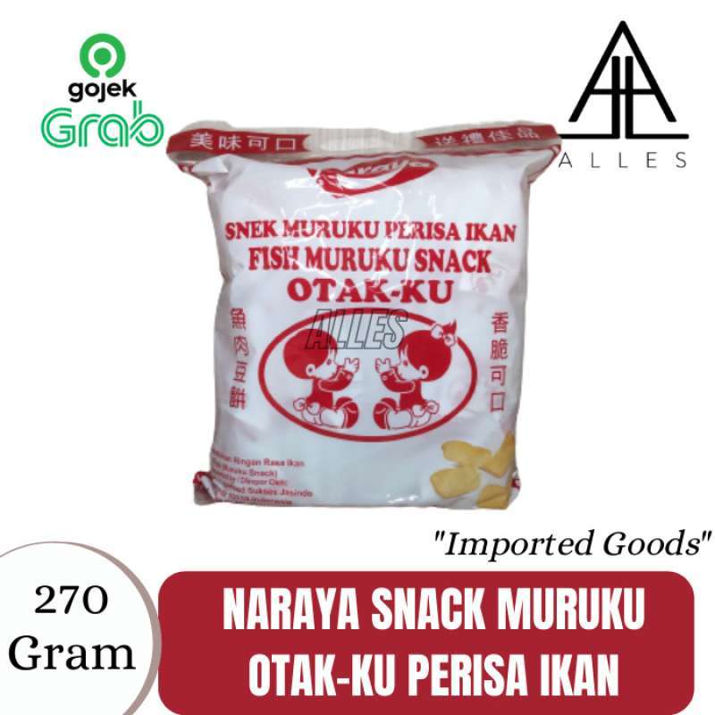 Jual Naraya Fish Muruku Snack Otak-ku / Cemilan Muruku Perisa Ikan 270 ...