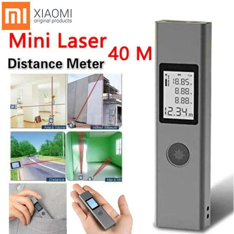 Jual Original Xiaomi Mini Meteran Laser Digital Alat Pengukur Jarak ...