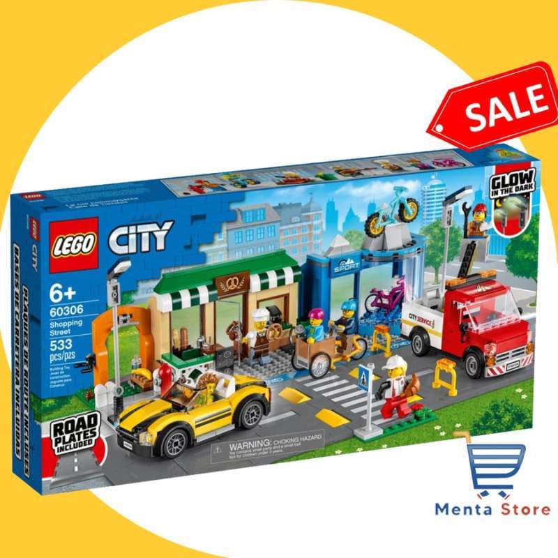 Promo LEGO City 60306 Shopping Street Diskon 26% di Seller Menta Toys ...
