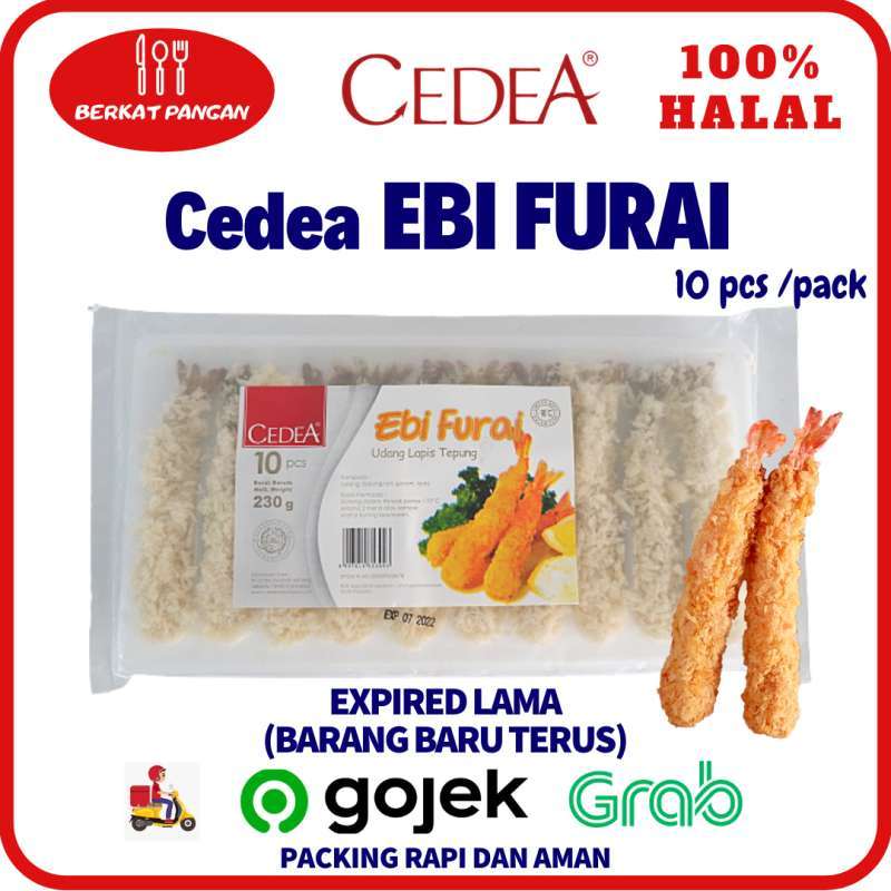 Jual CEDEA Ebi Furai / Breaded Shrimp 230gr isi 10pcs di Seller Berkat ...
