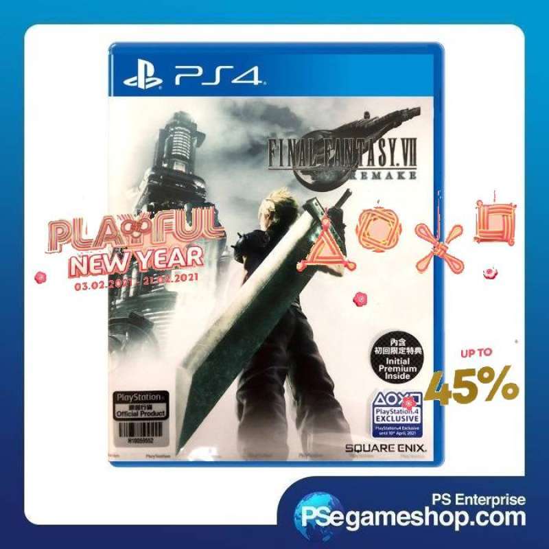 Jual Sony PS4 Final Fantasy VII Remake Region 3 / English di Seller ...