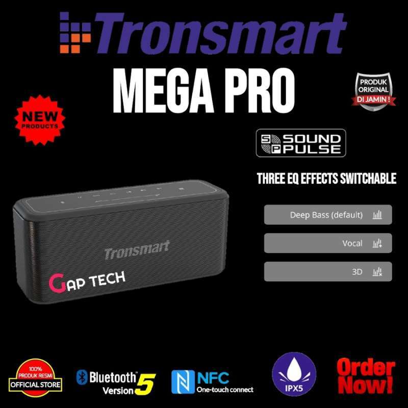 Jual Tronsmart Mega Pro Portable Bluetooth Speaker 60W Original Garansi ...