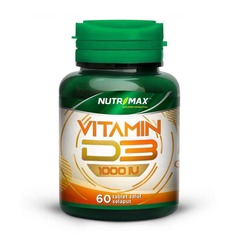 Promo Nutrimax Vitamin D3 1000 Iu Vit D 1000iu Daya Tahan Imun Tubuh ...