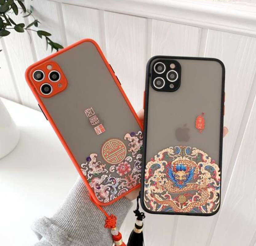Jual ~Cutevina~Casing iphone 12 promax limited edition Chinese culture ...