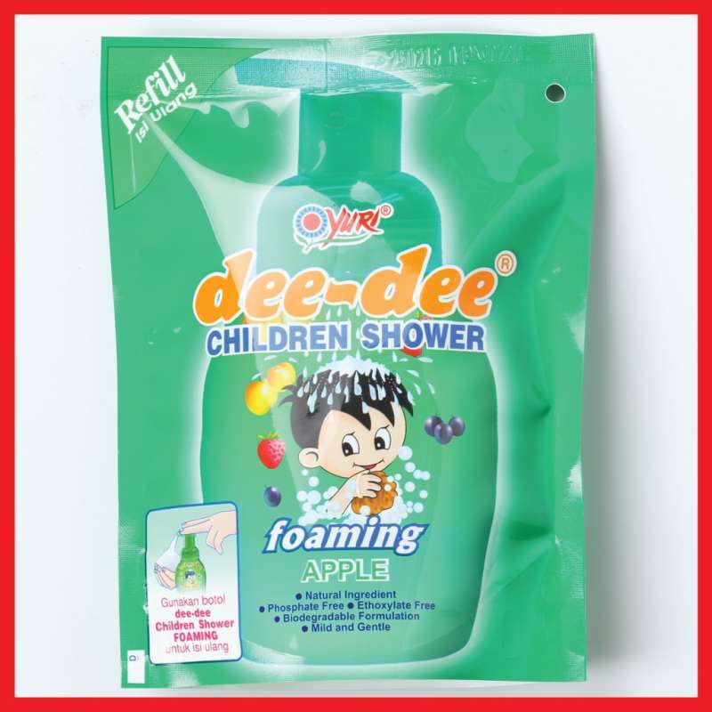 Jual DEE-DEE CHILDREN SHOWER FOAMING APPLE POUCH 200ML di Seller inko - Curug Sangerang (Curug ...