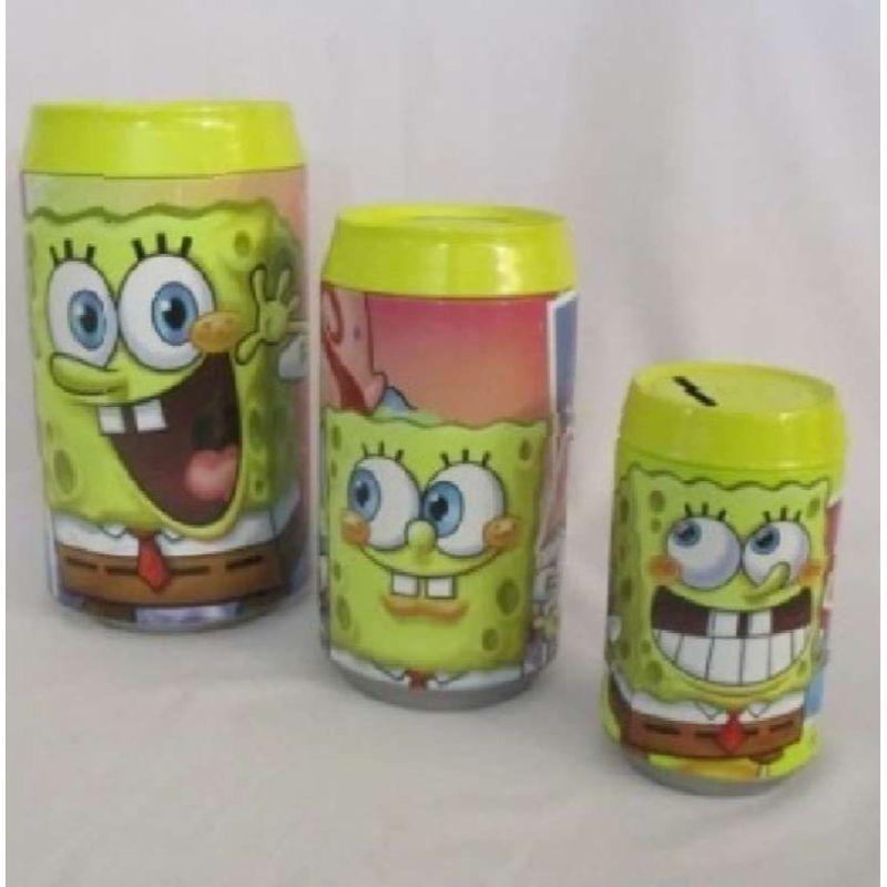 Jual Technoplast Tabungan Uang Spongebob Tin Can 3 in 1 ( 9081.SBAD ...