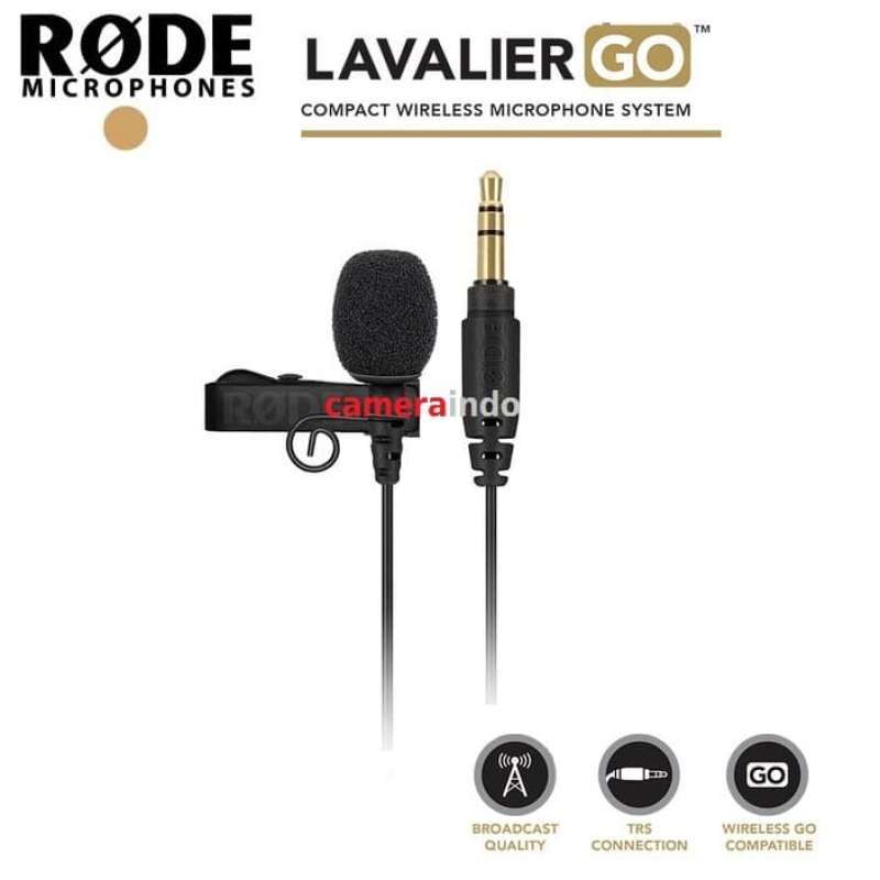 Jual Mic RODE LAVALIER GO Omnidirectional lav go microphone kamera - Hitam di Seller Cameraindo ...
