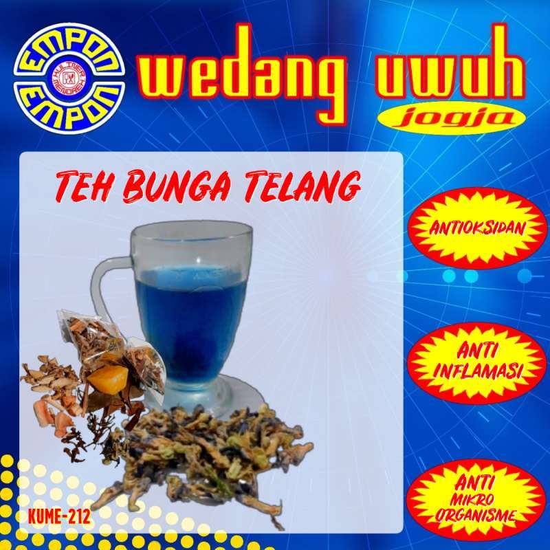 Jual Minuman Sehat Wedang Telang Ramuan Rempah Herbal Jahe Emprit Iris ...