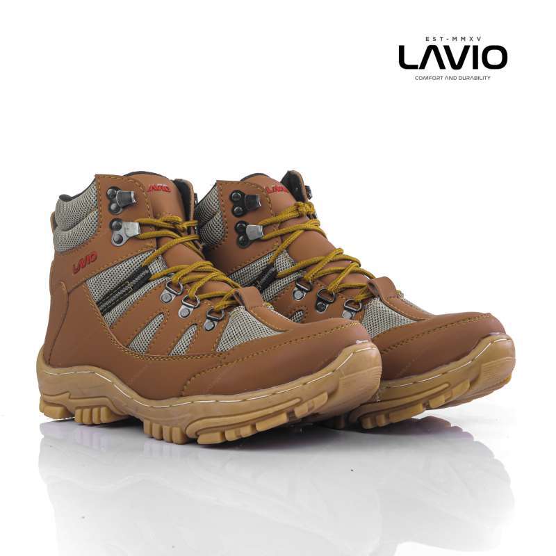 Promo Sepatu Safety Boots Pria Keren Outdoor Proyek Kerja Lavio Armo ...