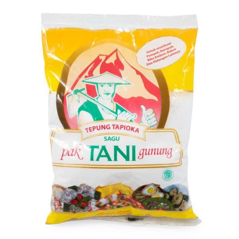 Jual PAK TANI GUNUNG Tepung Tapioka Sagu Kanji 1/2 Kilo - ROSEBRAND ...