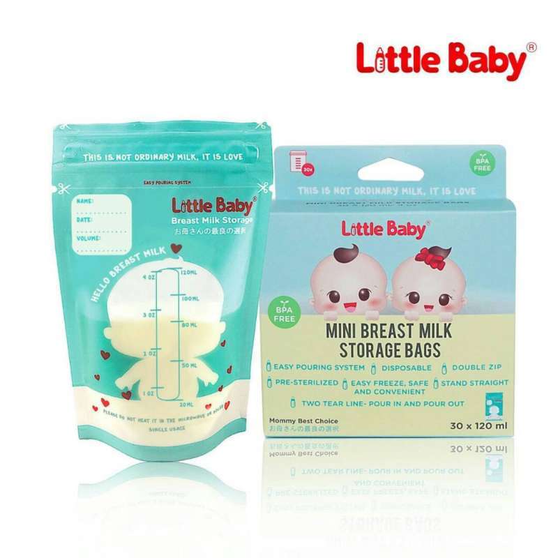 Jual Little Baby Breastmilk Storage Bags Kantong Asi Tempat Asip ...