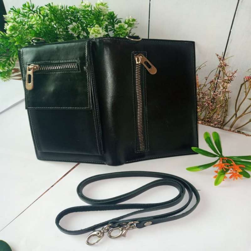 Jual Dompet Kulit Pria Wanita Mini Sling Dompet Selempang Kulit Hp Di ...
